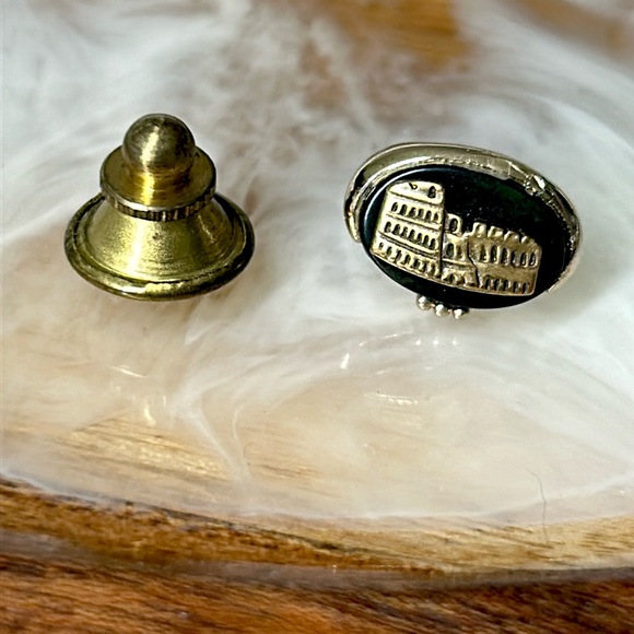SWANK | Accessories | Vtg Swank Colosseum Design Tie Tack Lapel Pin ...